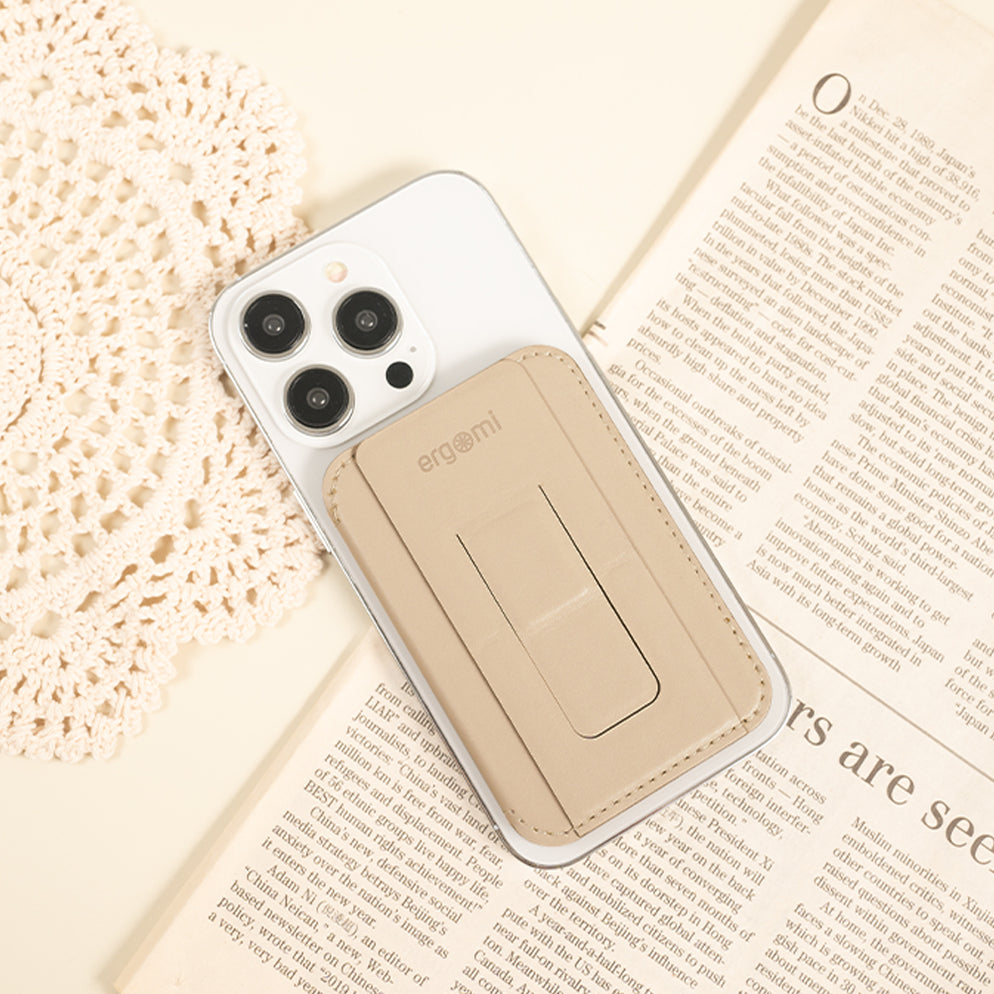 Ares+ | MagSafe Compatible Flip Wallet Stand — ergomi design