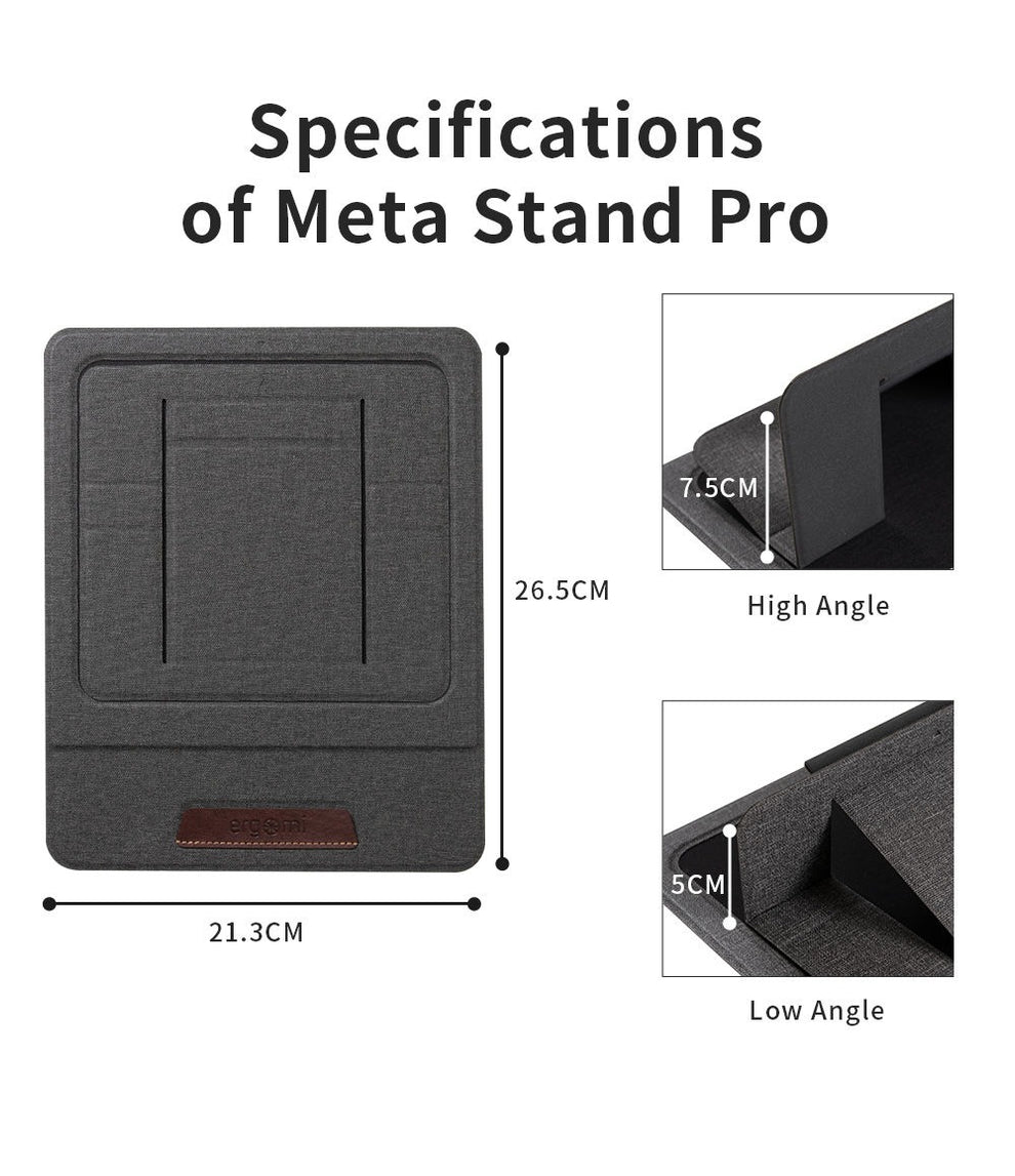 Meta Stand Pro | Adjustable Laptop Stand — ergomi design